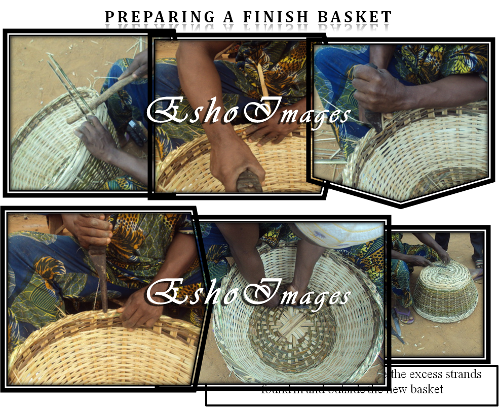Nigeria Art and Craft: Local BAsket weaving in Aba-Oyo village Ondo ...