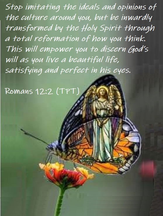 Morning Musings : "..be inwardly transformed.." Romans 12:2 (TPT)