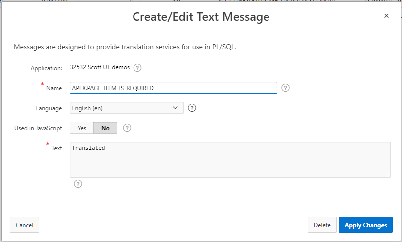 Grassroots Oracle: Customising APEX Validation Message Grassroots Oracle: Customising APEX Validation Message