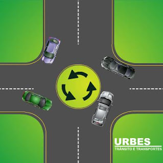 Você sabe como proceder em uma rotatória