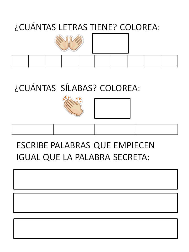 MIS PALABRAS SECRETAS