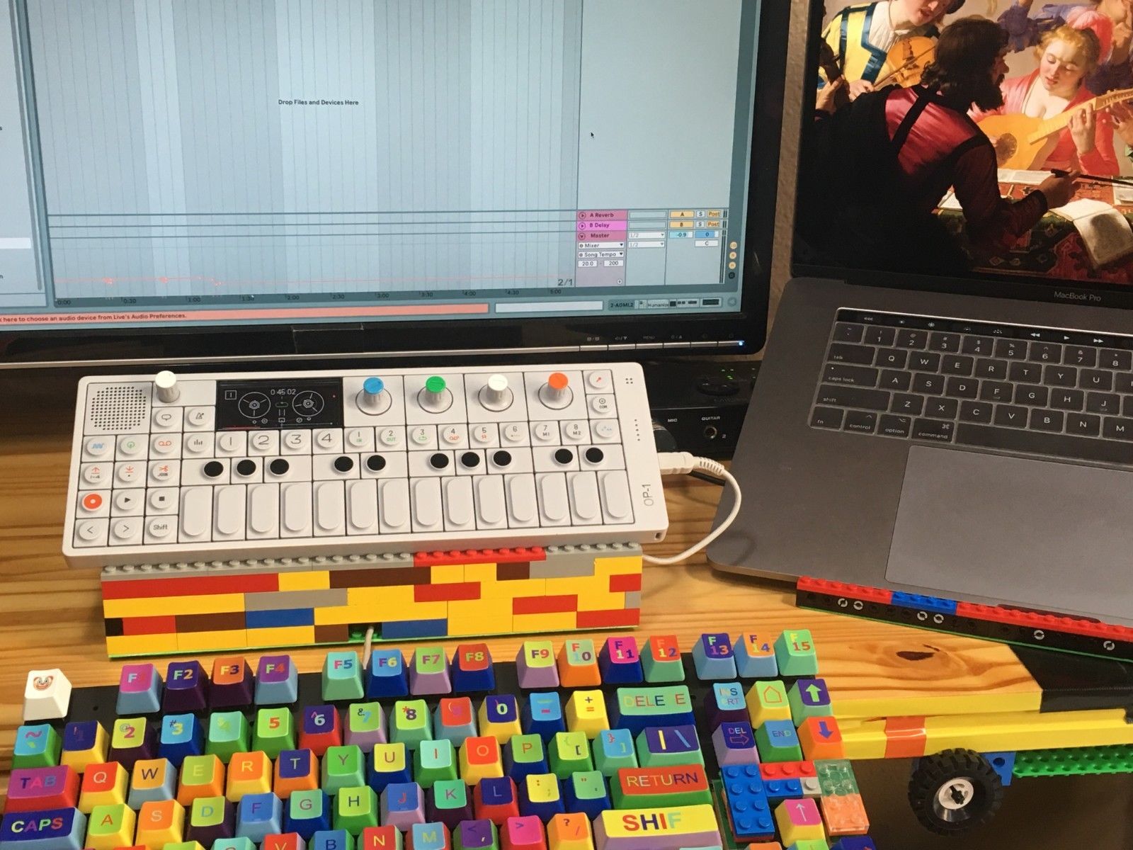 MATRIXSYNTH: Teenage Engineering OP-1 w/ Lego Stand