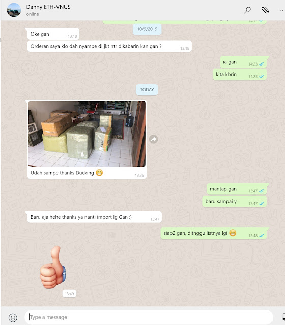TESTIMONI DUCKING DELIVERY - JASA IMPORT BARANG DARI CHINA - JASA ...