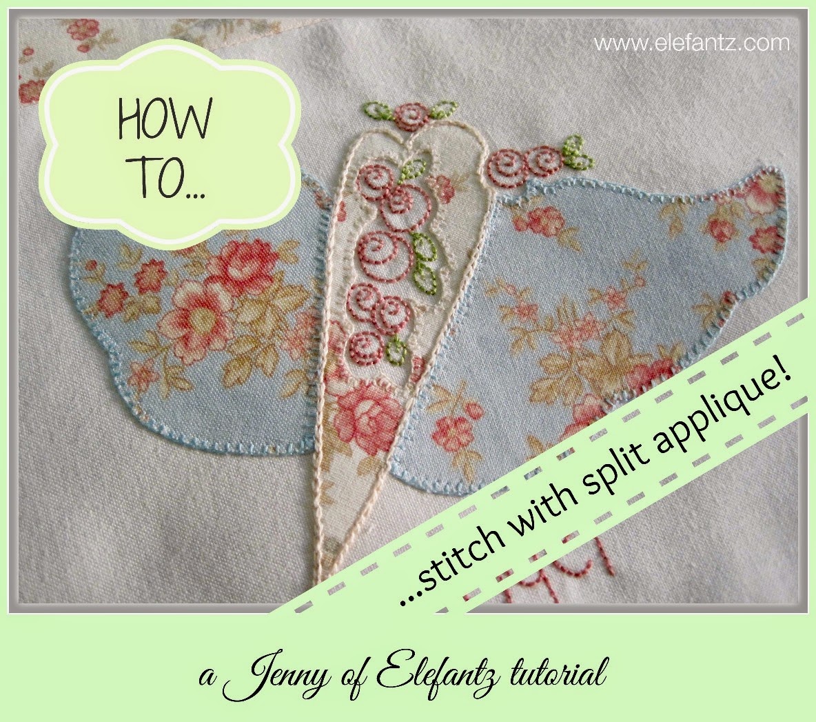Jenny of ELEFANTZ: A trio of angels, and how to do Split Applique!