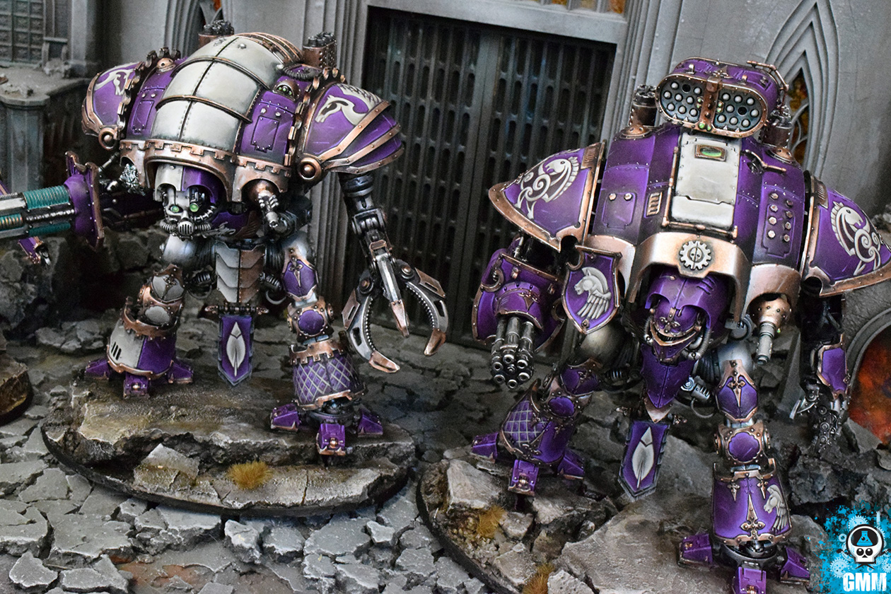 29 Painted Imperial Knights – Freehand Gone Crazy!