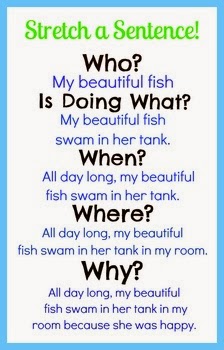 Square Pegs: Stretch a Sentence: Creative Writing