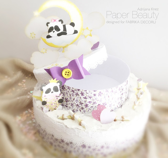 Paper Beauty AK: # 1. Step by Step Tutorial Paper Cake / Papirnata torta