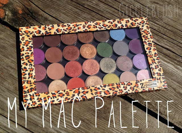 Giggleblush: Finally Finished: My MAC Palette!