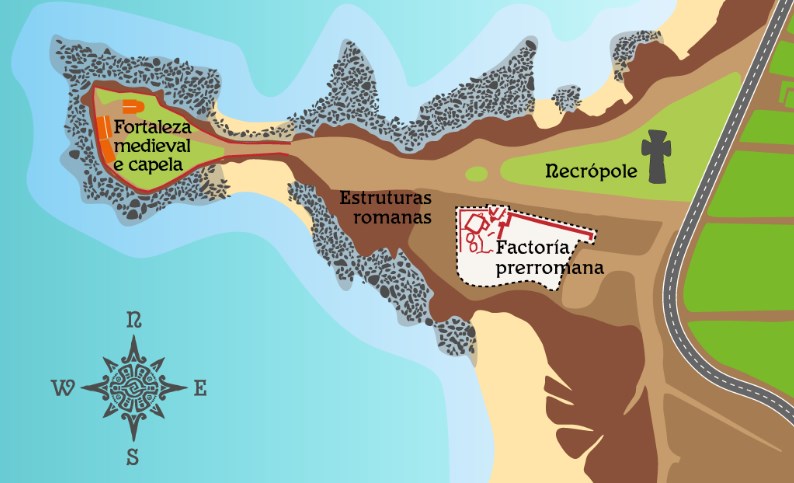 ArqueoLugares: Castro de A LANZADA prox. Noalla. Sanxenxo. Pontevedra ...