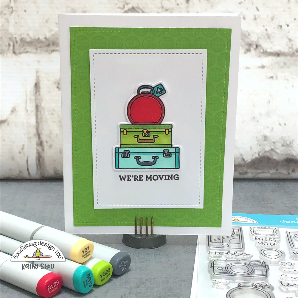 Doodlebug Design Inc Blog: I ️TRAVEL STAMPED CARDS | with Kathy