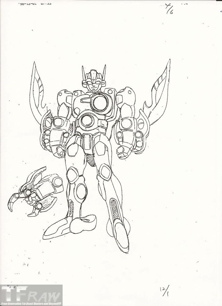 Beast Wars Neo Model Sheets
