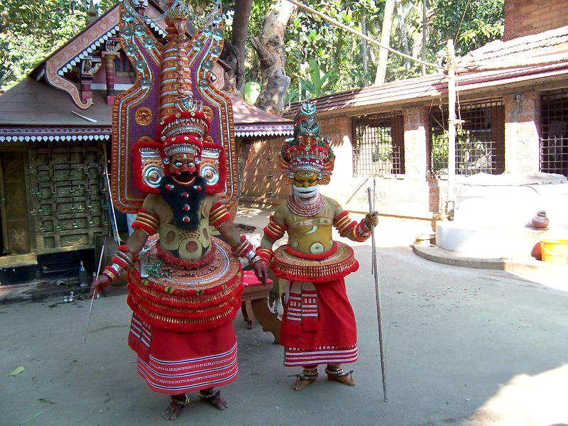 Parassinikadavu Muthappan temple, Kerala - dedicated to tribal god
