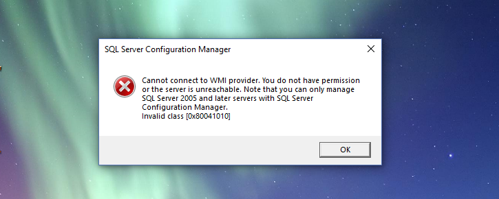 Microsoft Dynamics NAV/Business Central: MICROSOFT DYNAMICS NAV (SQL ERROR)