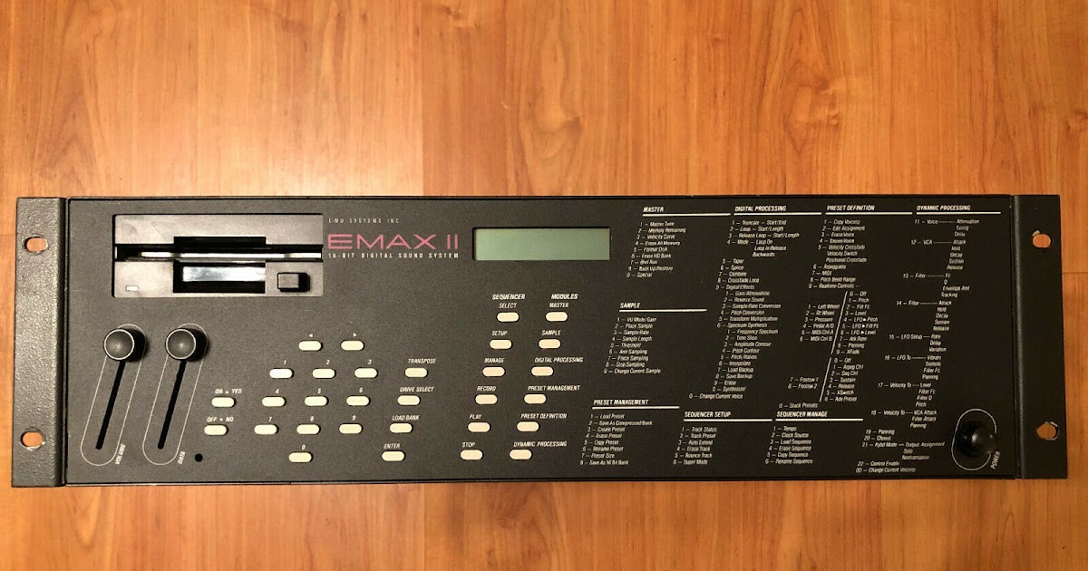 MATRIXSYNTH: E-MU EMAX II