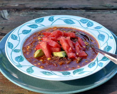 Beefy Tomatillo Chili ♥