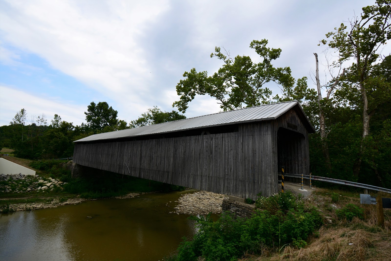 COVERED BRIDGES IN OHIO +: NORTH POLE ROAD COVERED BRIDGE - RIPLEY, OHIO