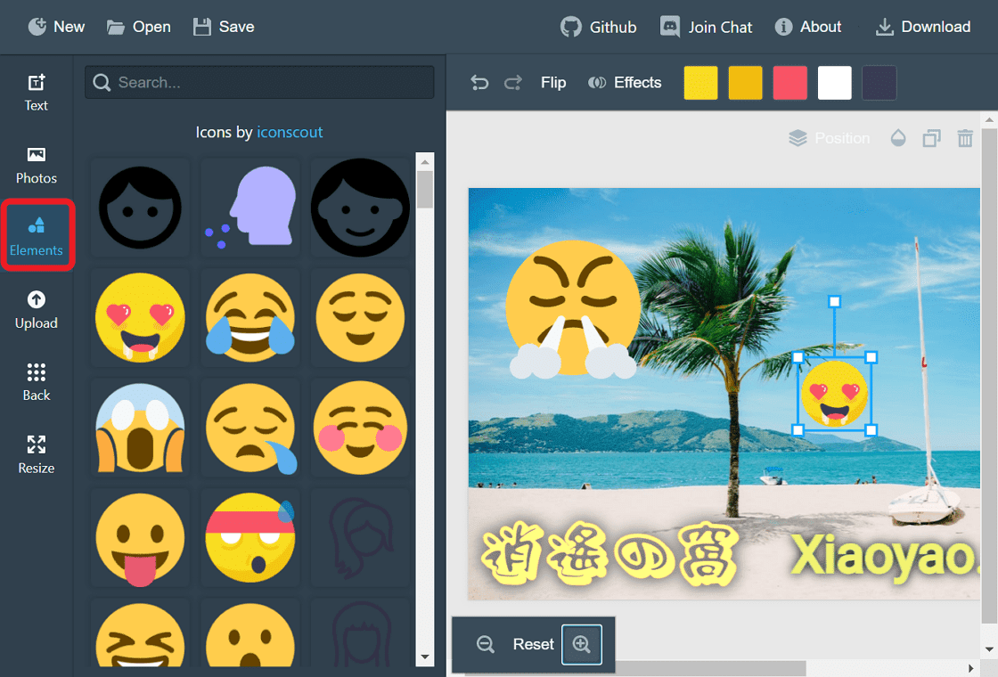 Polotno Studio 線上圖片設計編輯工具，輸出高解析度免帳戶完全免費