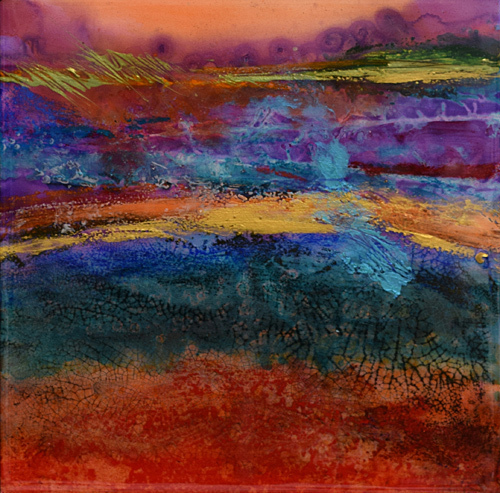 Daily Painters Abstract Gallery: Mixed Media Abstract Painting "GOLDEN ...