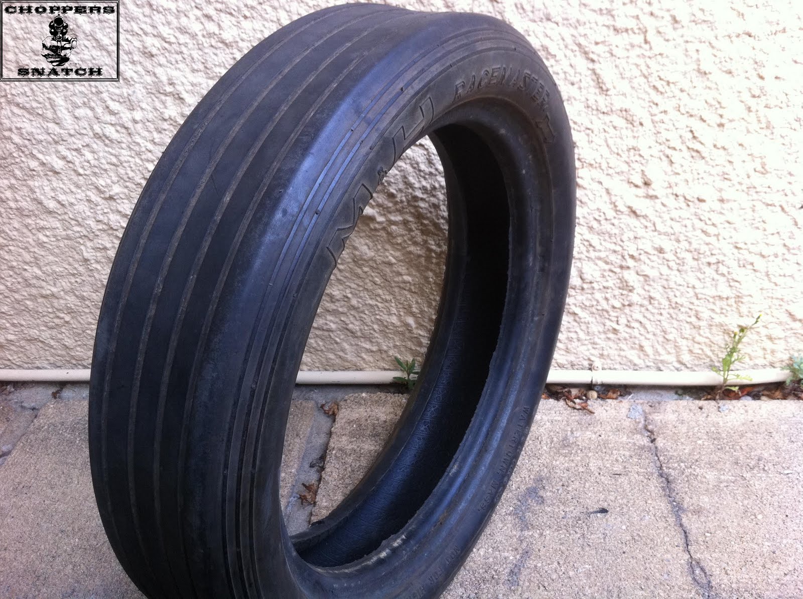 Choppers Snatch: Vintage M&H Racemaster drag tire