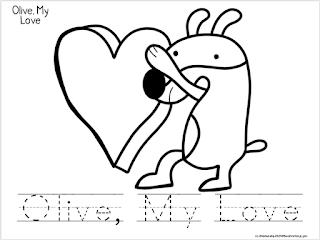 OLIVE, MY LOVE BINGO ~ Book Units by Lynn