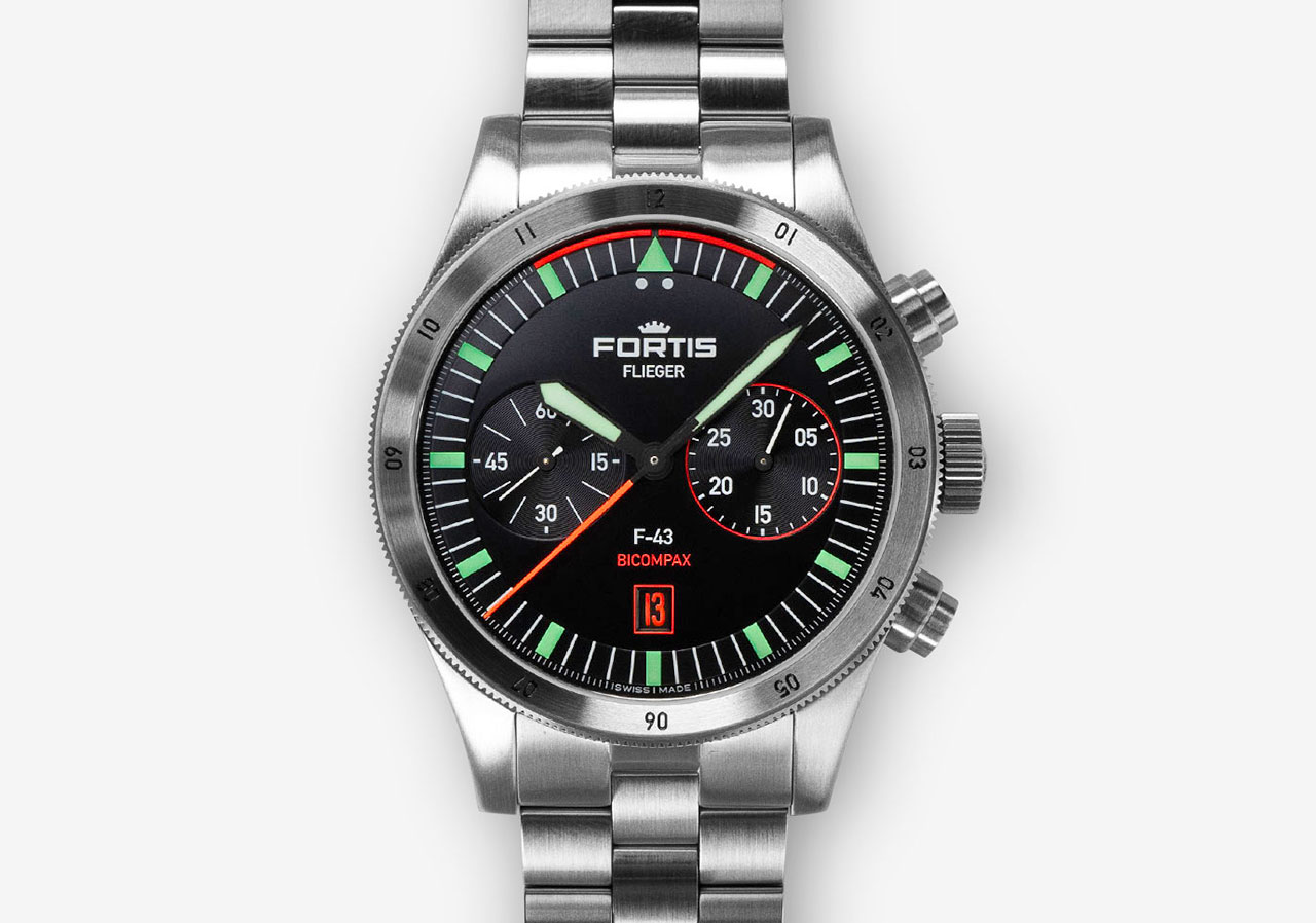 Fortis - Flieger F-43 Bicompax | Time and Watches | The watch blog