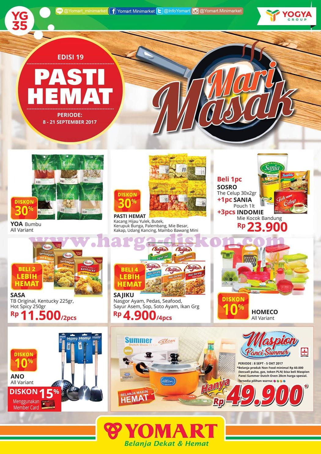 Katalog YOMART Promo YOMART Terbaru REGULER Periode 08 - 21 September ...