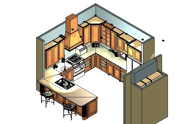 Kitchen 3D View