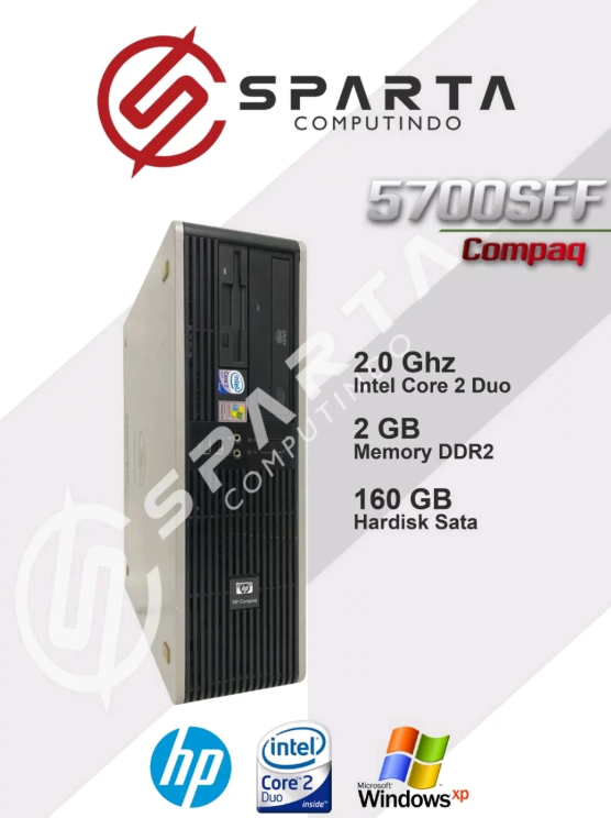 Ready CPU Komputer Core 2 Duo Ddr 2 HP Compaq 5700 Sff Build Up ...