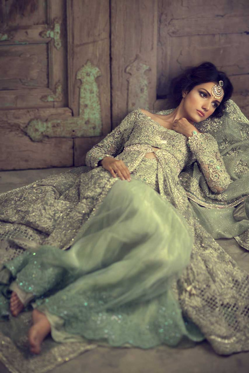 Pakistani model Meera Ansari posing for Elan Bridals. - All in one just Fun