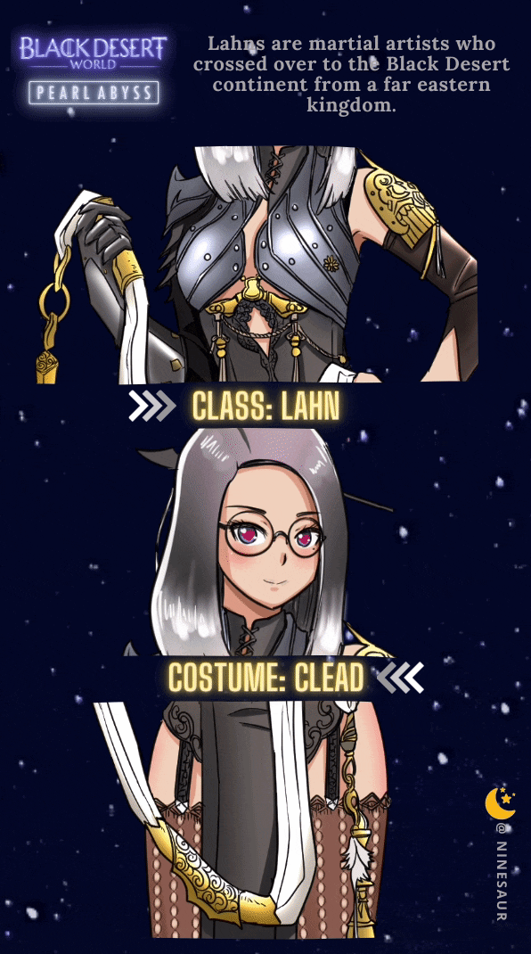 [Fan Art] BLACK DESERT ONLINE LAHN CLEAD COSTUME