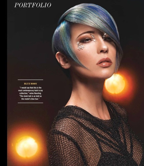 Keely Webster British Hair Style Model & CEO Survivor Glam Squad, USA