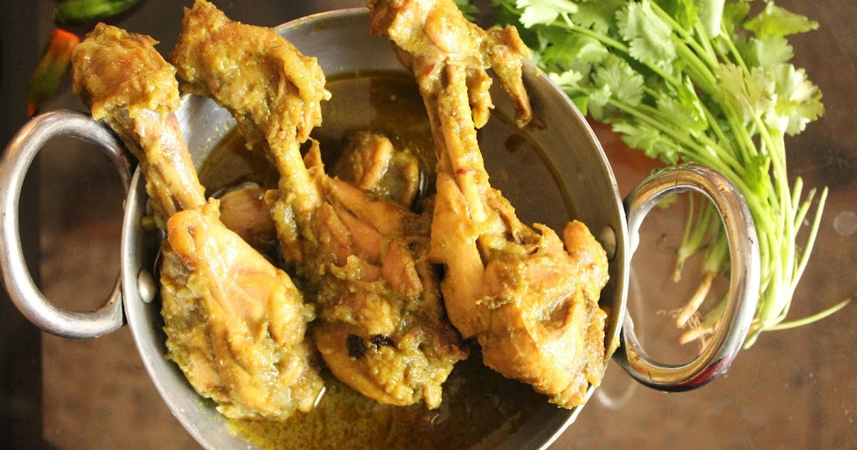 Jayati's Food Journey - Enjoy!!!: Kancha lonka dhonepata Murgi ...