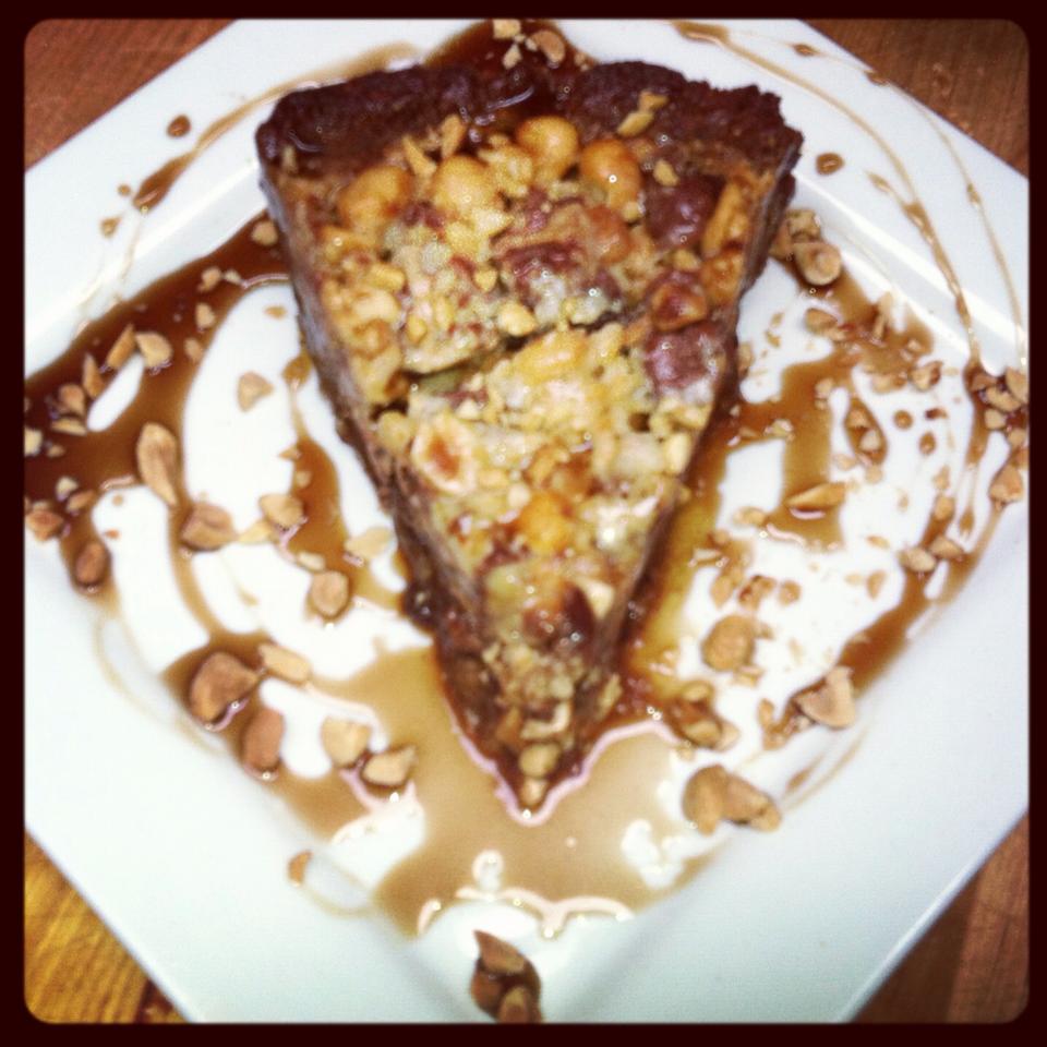 Haute + Heirloom: Goo Goo Cluster Pie with a Coca Cola Reduction Drizzle