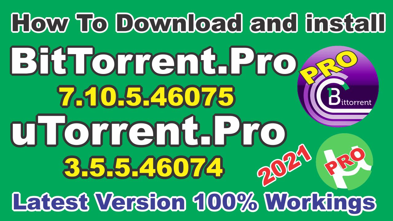 How to Download and Install uTorrent PRO And BitTorrent PRO For FREE ...