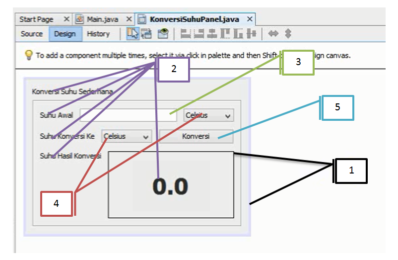 Membuat Program Konversi Suhu dengan Java Swing menggunakan NetBeans ...