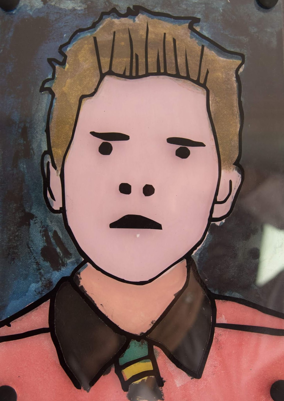 JULIAN OPIE INSPIRED PORTRAITS