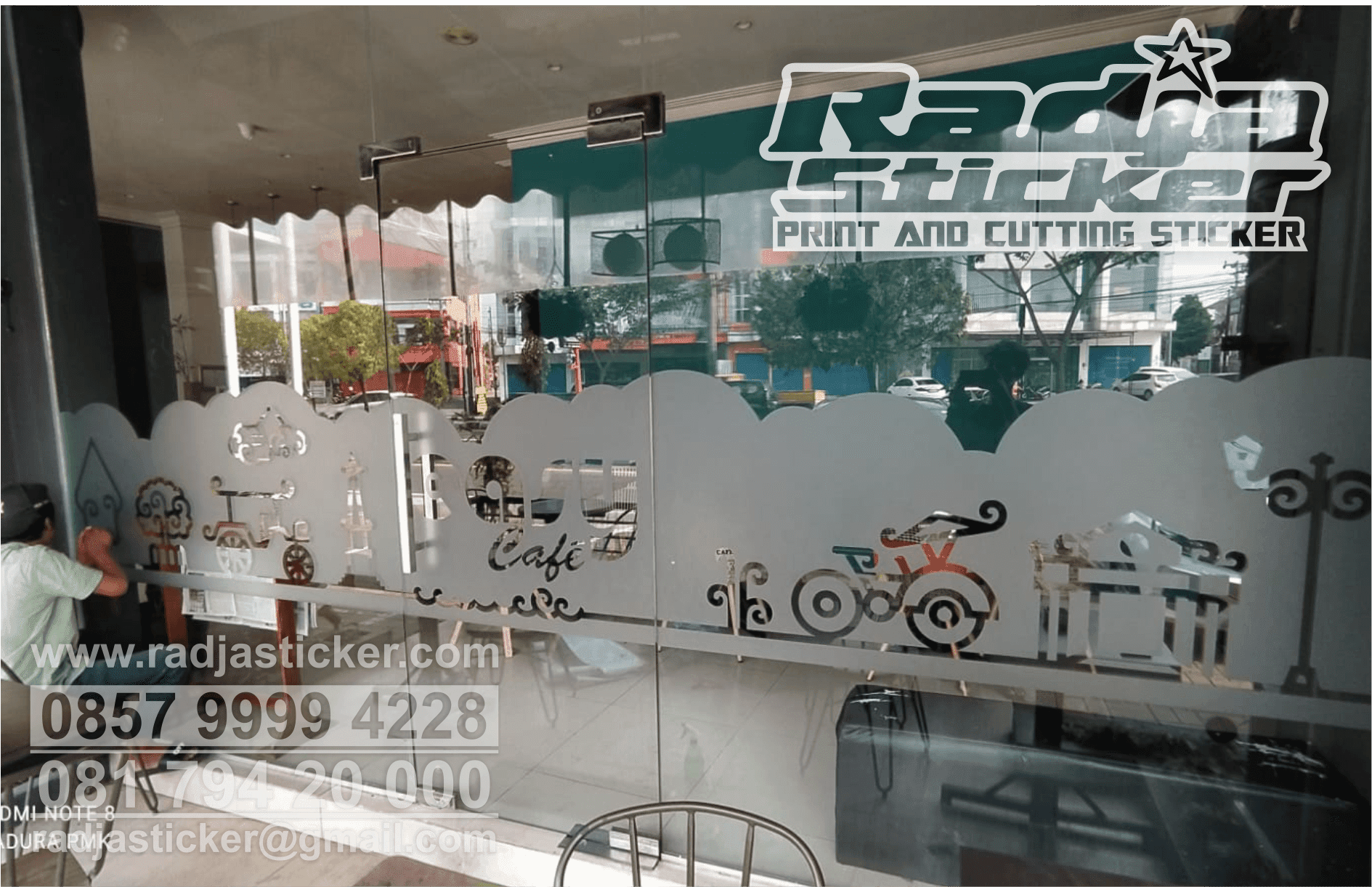 Jasa Bongkar Pasang Stiker Kaca Cafe Stiker Kaca Sandblas Untuk Cafe Pusat Stiker Kaca Cafe