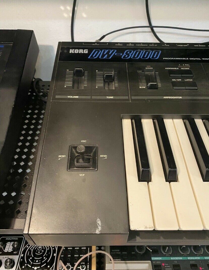 MATRIXSYNTH: Korg DW-8000 Vintage Analog Hydrid Synthesizer and ...