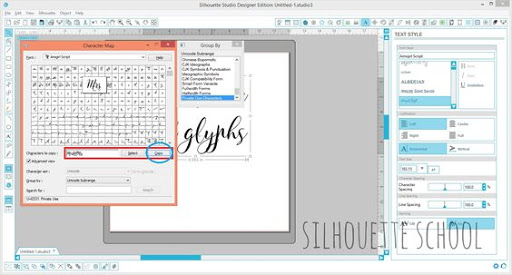 Opening Extra Font Characters, Glyphs, and Hidden Ornaments in ...