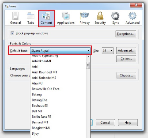 Mozilla Firefox and chrome Bangla Font Problem ~ DOCTOR-CTG
