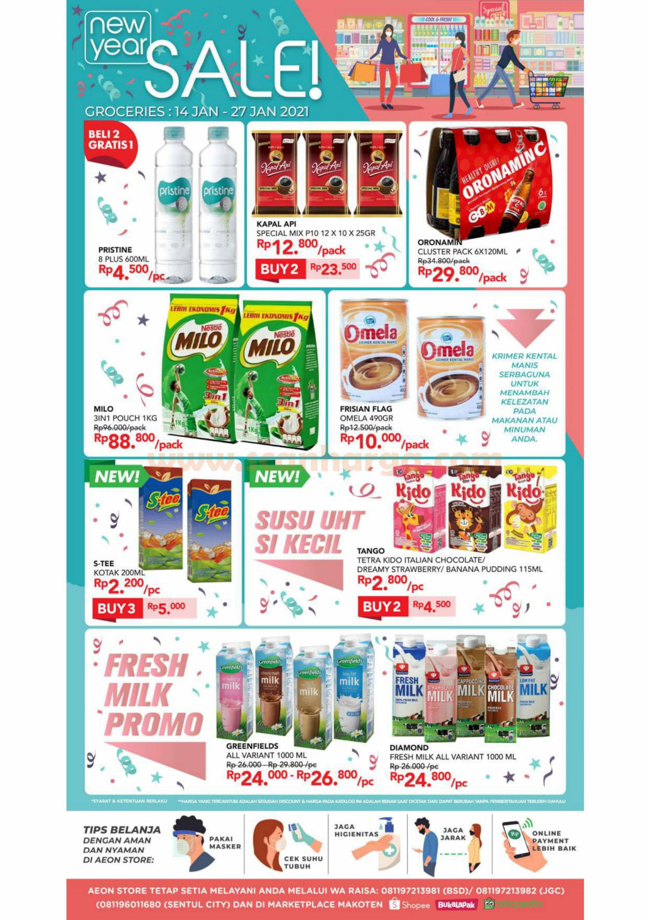 Katalog Promo AEON Store Periode 14 - 27 Januari 2021 | scanharga