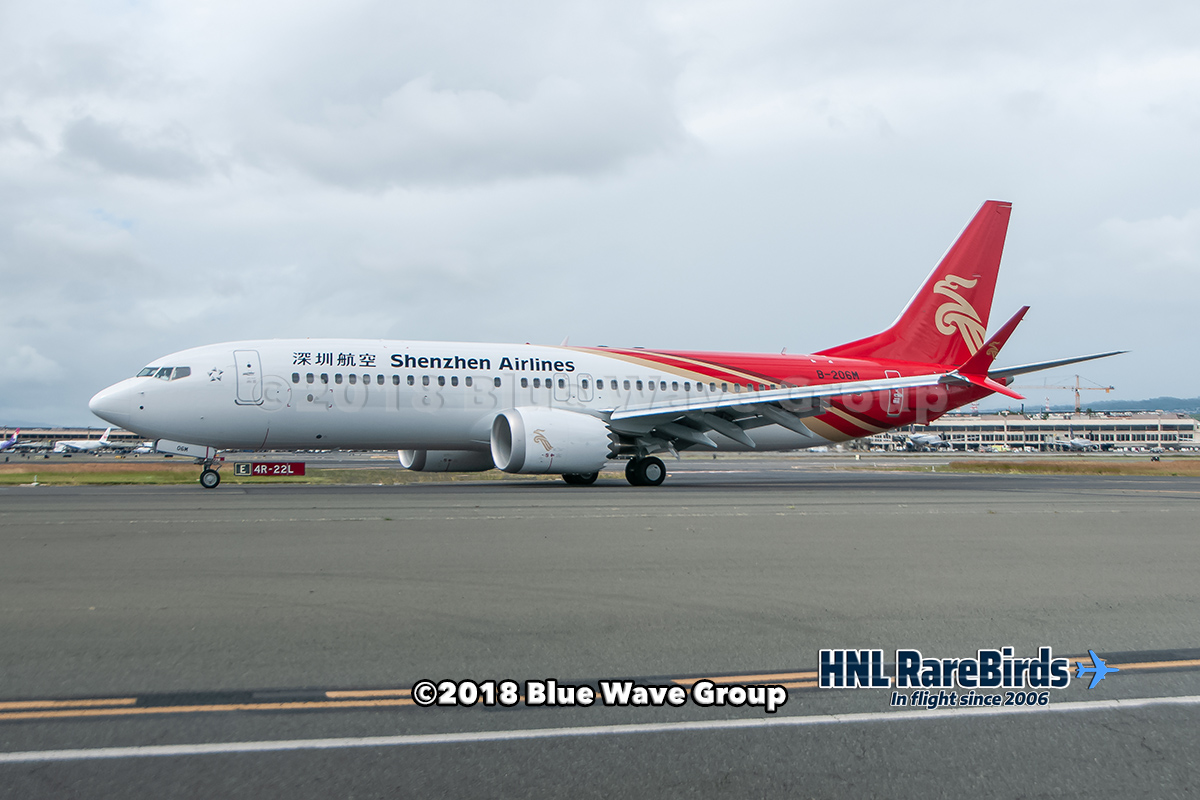 HNL RareBirds™: Shenzhen Airlines' B-206M