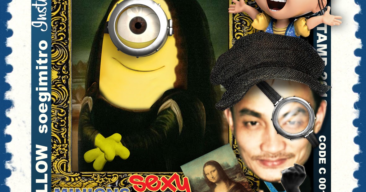 Soegimitro Funny Stamp Minion Sexy Pose I