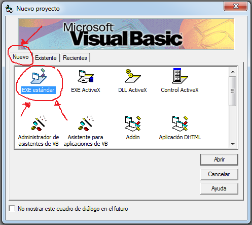 Entorno de Desarrollo en Visual Basic 6.0 (Parte 1)