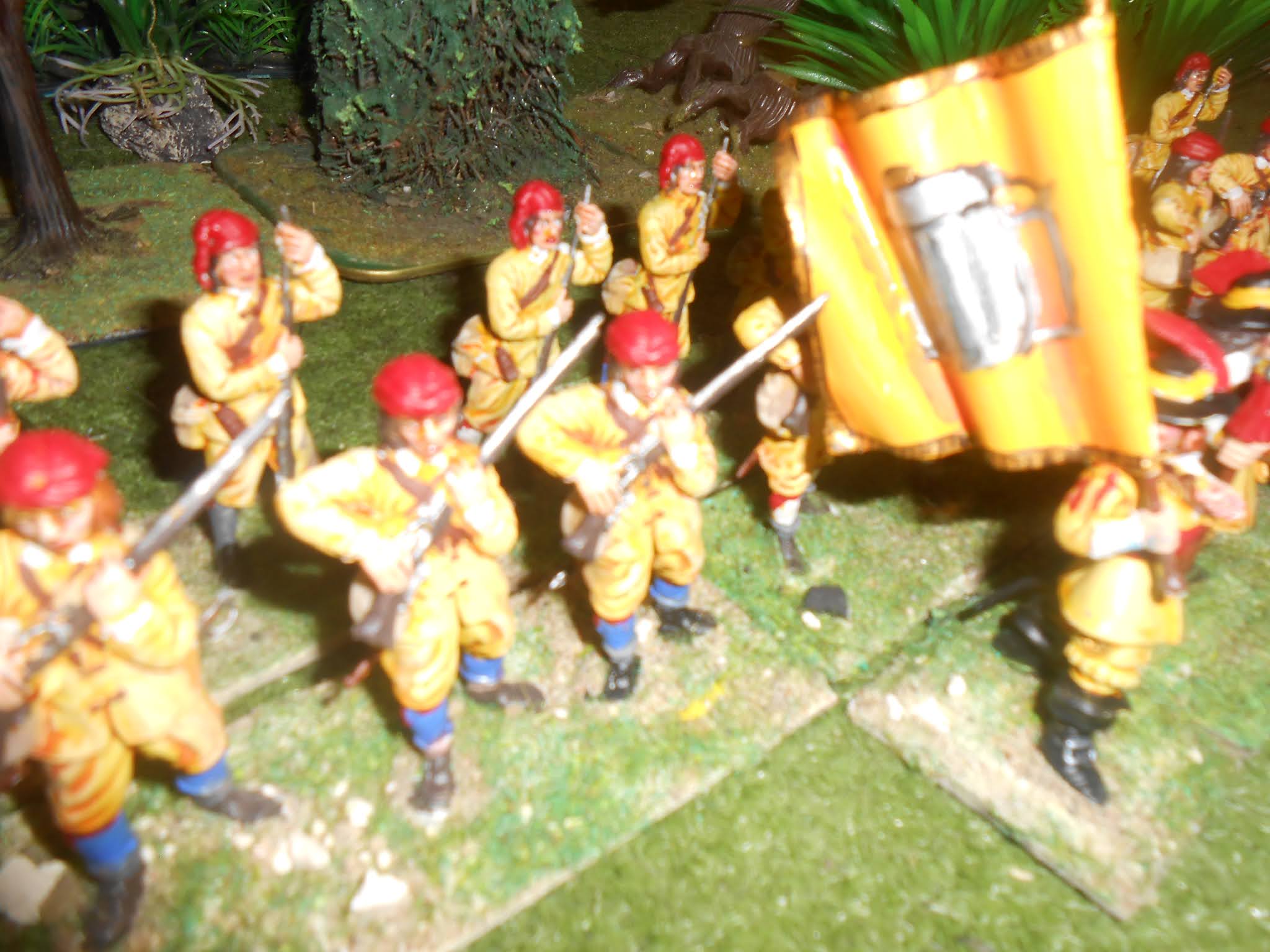 A Yellow Coated Beerstein/ECW Musketeer Regiment With A Typical ...