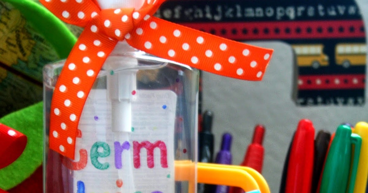 DIY Germ Juice Teacher Gifts | my life homemade