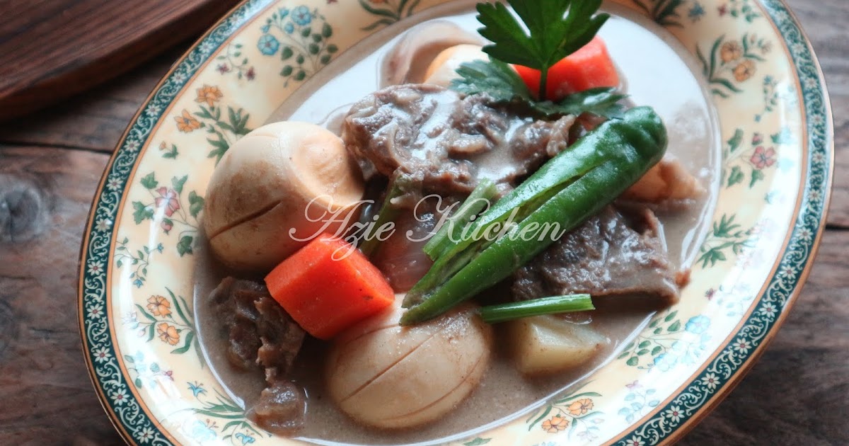 Kurma Daging dan Telur - Azie Kitchen