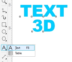 Membuat Text 3D di Corel Draw - kamargrafis