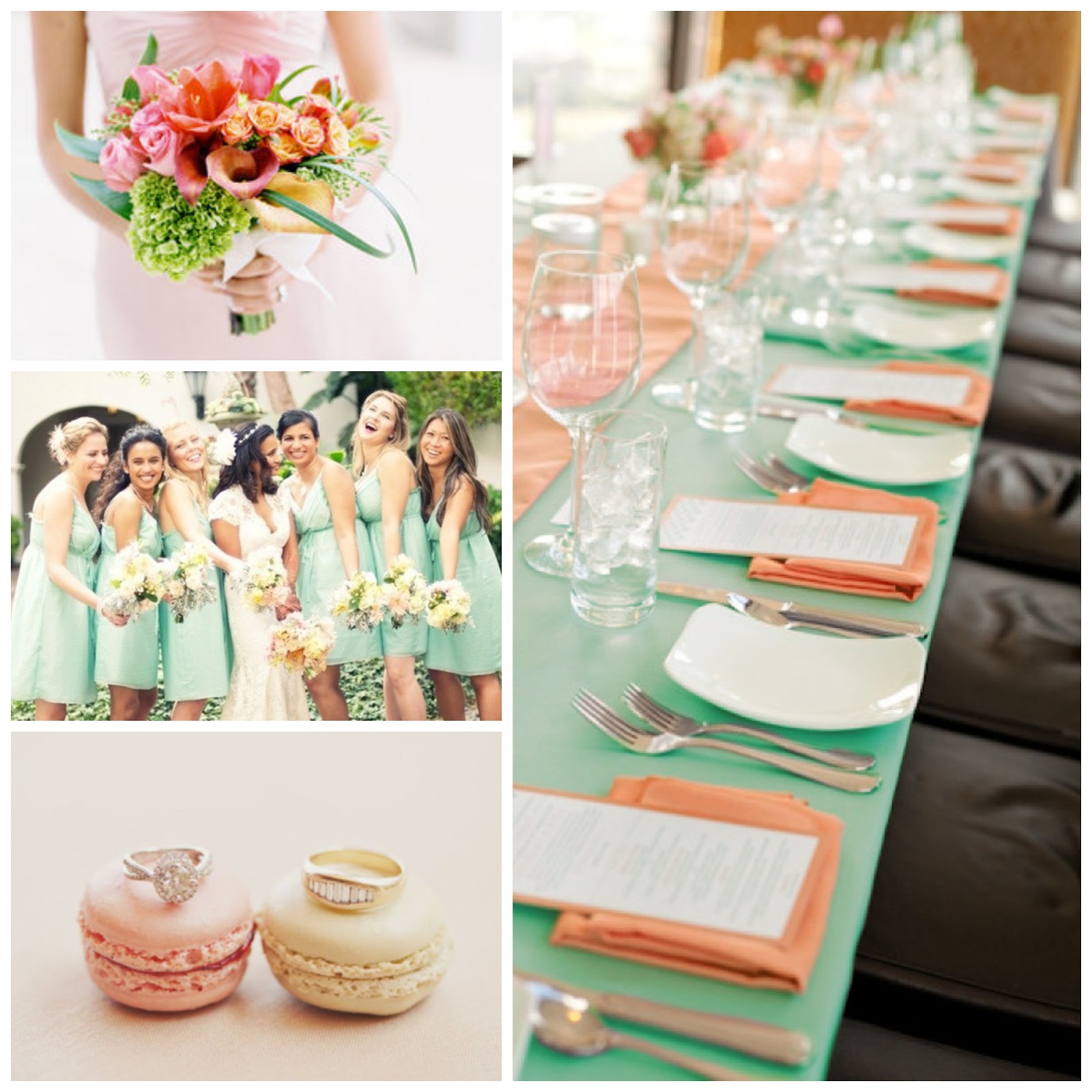 Inspiraciones para bodas en color verde