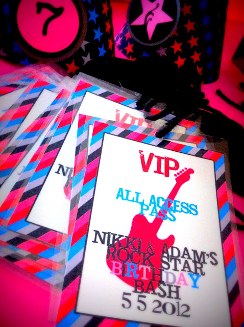 Cupcake Wishes & Birthday Dreams: {Party Recap - Part 2} Rock Star Party